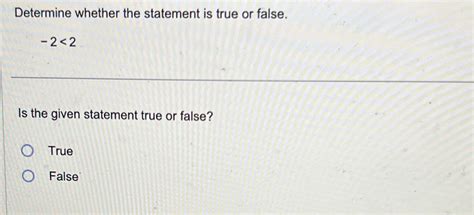 Solved Determine Whether The Statement Is True Or Chegg