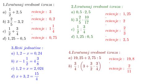 5 Razred Matematika Za Osnovnu školu RaČunarstvo I Informatika