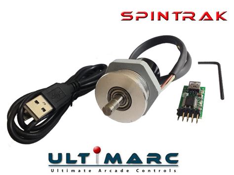 Ultimarc Spintrak Arcade Usb Spinner Unit Arcade Expert Your Retro Arcade Gaming Store