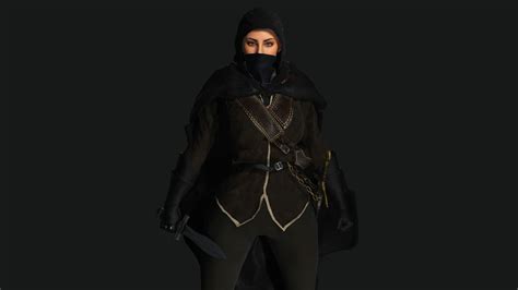 3d Model Aaa 3d Fantasy Warrior Assassin Realistic Rig Game Character