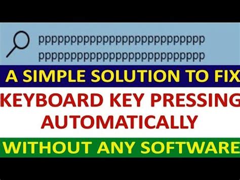 Key pressing automatically || how to fix automatic key pressing problem in laptop || keyboard ...