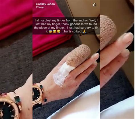 Lindsay Lohan Almost Loses Finger In Boating Accident Fox 8 Cleveland Wjw