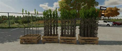 FS Tree Sapling Pack v Buildings Mod für Farming Simulator