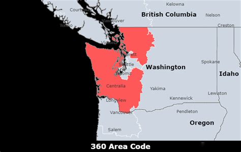 Get A 360 Area Code Number For Local Business In Washington Easyline