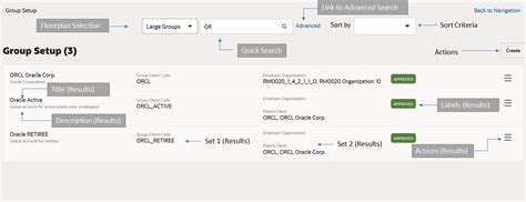 Search Object List View Oracle Health Insurance Product Definition 3 21 3