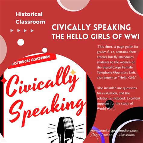 The Hello Girls Of Wwi More Historical Classroom Facebook