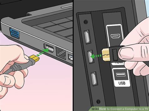 Ways To Connect A Computer To A TV WikiHow