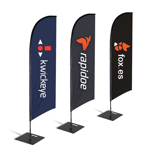 Portable Outdoor Event Display Beach Flag With Custom Pic Flag And