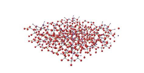Tourmaline Molecular Structure Isolated On White Stock Illustration Illustration Of Nature