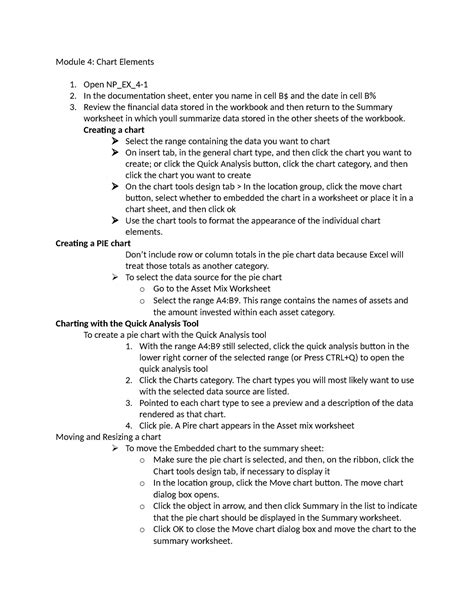 Module 4 Module 4 Chart Elements 1 Open Npex4 2 In The