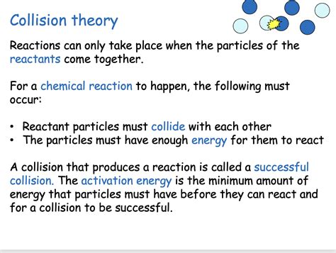 8 2 Collision Theory And Surface Area Teaching Resources