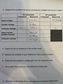 I Need Help Calculating DC Values And AC Values And Chegg Com