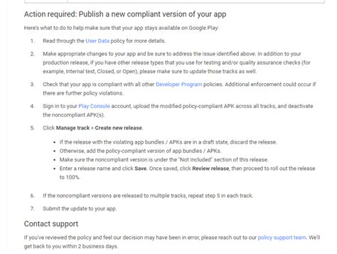 today my app is rejected due to sdk unity com unity3d ads unity ads