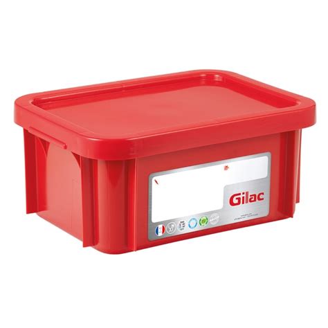gilac rectangular haccp container with lid rectangular haccp container