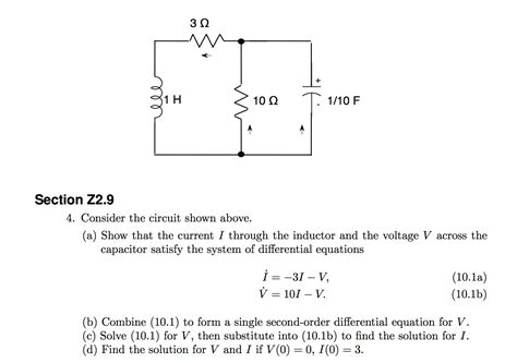 Solved Consider The Circuit Shown Above Show That The Chegg