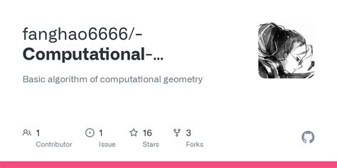 Github Fanghao6666 Computational Geometry Algorithms Basic Algorithm Of Computational Geometry