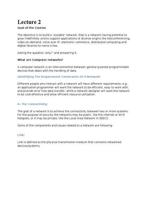 computer networks lecture notes pdf network socket internet