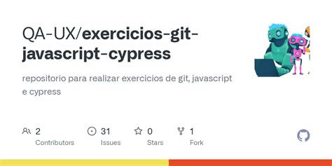 GitHub QA UX Exercicios Git Javascript Cypress Repositorio Para Realizar Exercicios De Git