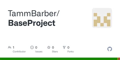 GitHub TammBarber BaseProject