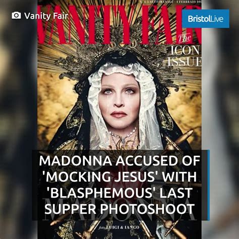Madonna Accused Of Mocking Jesus With Blasphemous Last Supper Photoshoot Madonna Photo