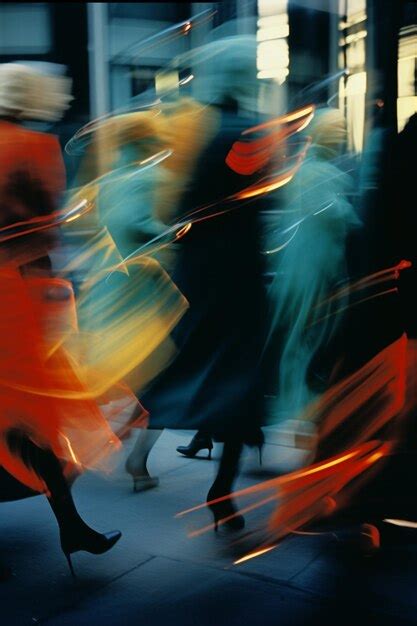 A Dynamic Representation Of People In Motion Creating A Symphony Of