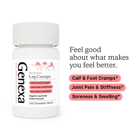 Genexa Leg Cramps Relief Foot Cramp Defense Joint Pain And Stiffness