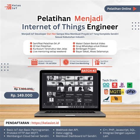 Kelas Iot On Linkedin Pelatihan Menjadi Iot Engineer 🫡 🔥 Batch 2