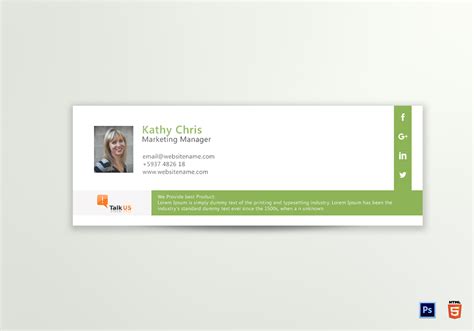 Ceo Email Signature Template