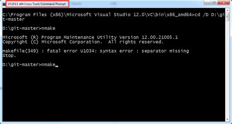 Visual Studio How Can I Build Git For Windows X Stack Overflow