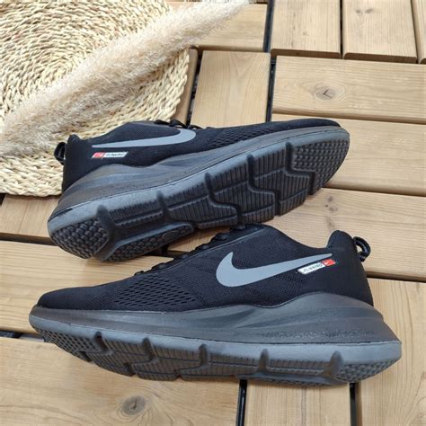 فروش فوق العاده کفش مدل نایک مردانه پسرانه به رنگ مشکی نایک مشکی نایک