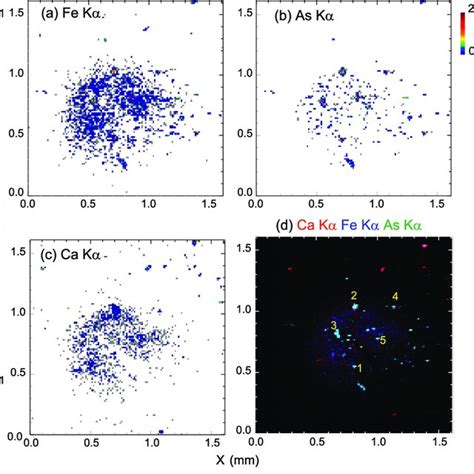 Example Of Synchrotron Microprobe X Ray Fluorescence Compositional Maps Download Scientific