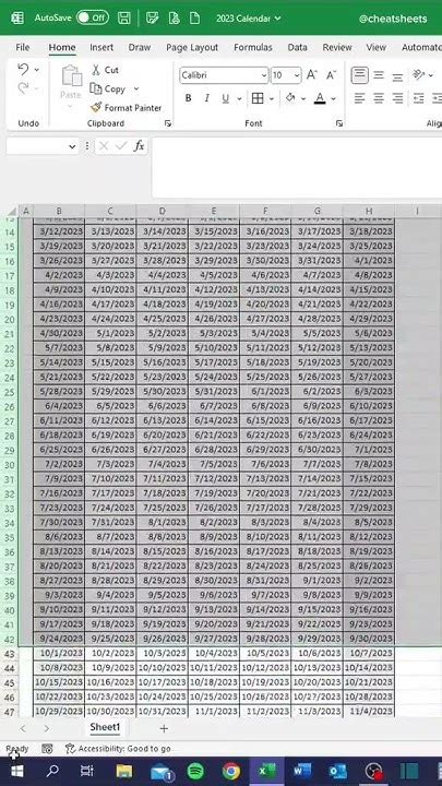 How You Can Create A Full Calander In Excel Excel Excel Shortcuts Youtube