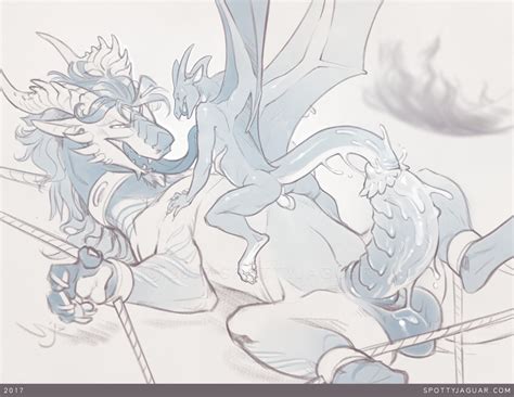 Rule 34 Anthro Balls Bodily Fluids Bondage Bondage Bound Dragon Duo Feral Firondraak Genital