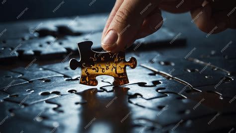 Premium Photo Last Puzzle Piece Fitting Into Place Concept