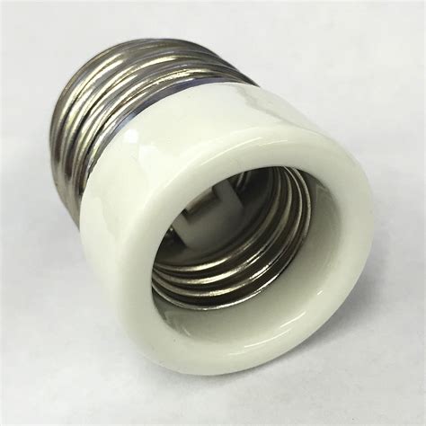Platinum E39 Mogul To E26 Medium Screw Ceramic Socket Adapter Bulbamerica