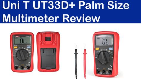 UNI T UT33D+ Palm Size Multimeter Review || Azhar Electronics - YouTube