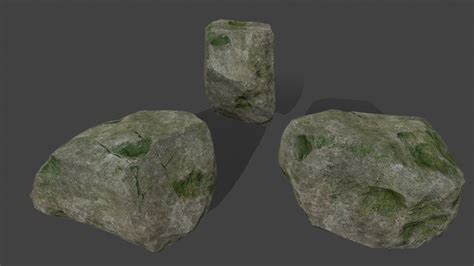 이끼 낀 바위 3d 모델 22 Obj Free3d 이끼 낀 바위 3d 모델 22 Obj Free3d