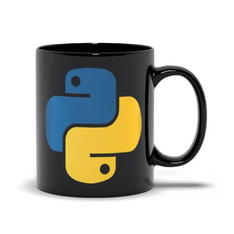 Python Mug Python Logo Programmer Mug Python Programming Etsy