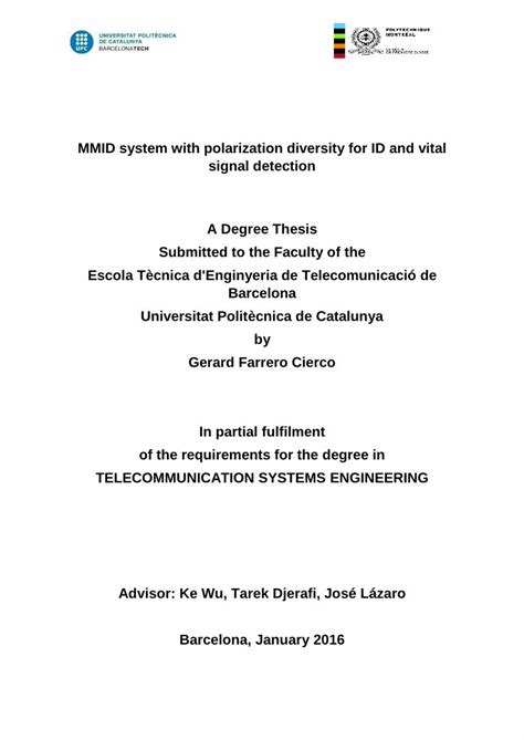 Pdf Mmid System With Polarization Diversity For Id And Vital