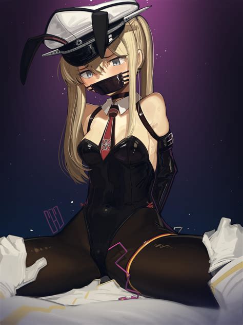 Rule 34 1girls Bondage Bound Bunnysuit Cad Caddo Gag Gagged Graf