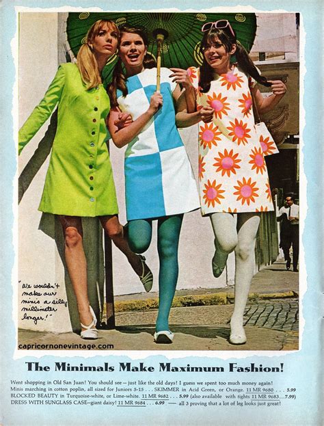 1968 Teen Magazine Aldens Catalog Fashion Spread 6 Artofit