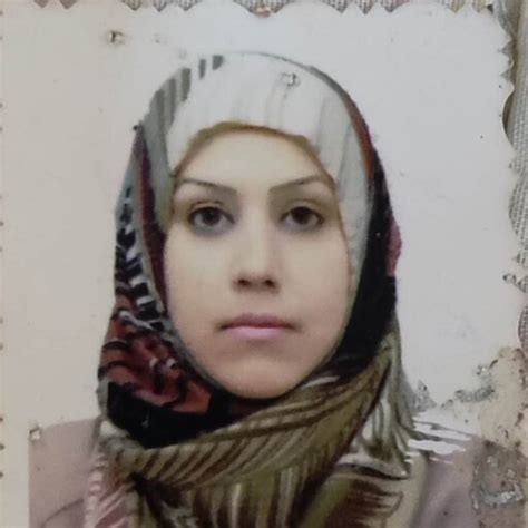 Nadia Mohammed Master Of Science Wasit University Al Kūt College