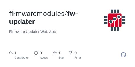 github firmwaremodules fw updater firmware updater web app