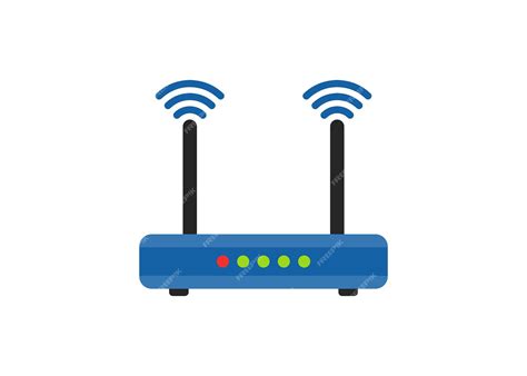 Premium Vector Modem With Wifi Signal Flat Vector Icon Wifi Router Icon For Apps And Websites