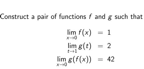 Solved Construct A Pair Of Functions F ﻿and G ﻿such