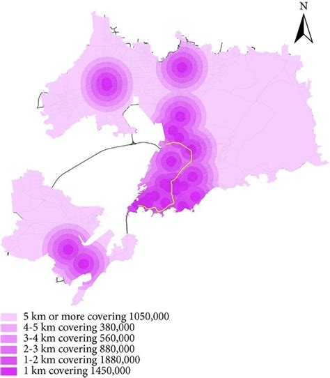 Population Coverage Of Hospitals Download Scientific Diagram