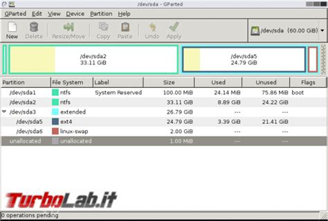 Guida Come Convertire Un Disco SSD Da MBR A GPT Con Gparted Live CD USB TurboLab It