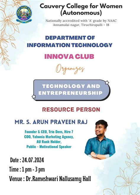 Arun Praveen Raj S On Linkedin Entrepreneurship Technology