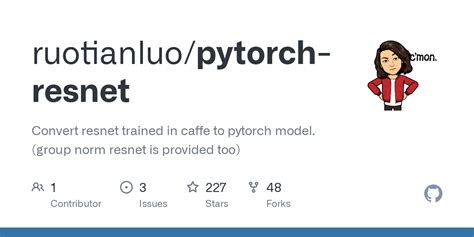 GitHub Ruotianluo Pytorch Resnet Convert Resnet Trained In Caffe To Pytorch Model Group