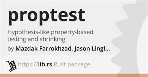 Proptest — Rust Testing Library Librs